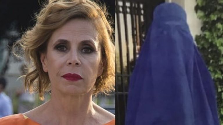 El motivo por el que Ágatha Ruiz de la Prada fue con un burka a firmar ...