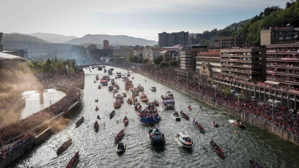 La Gabarra en directo: sigue la celebración del Athletic Club en Bilbao ...