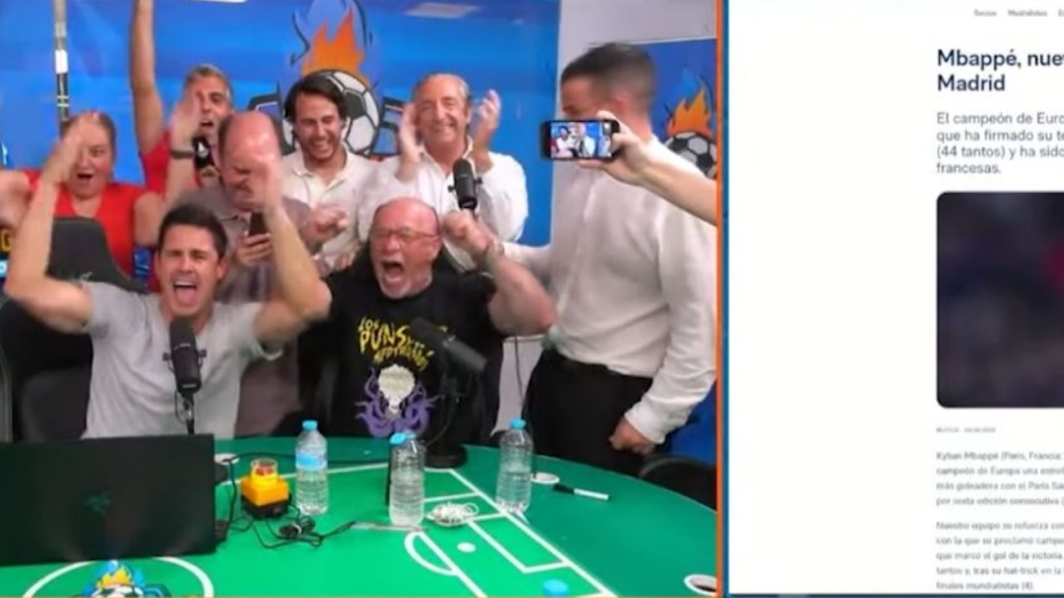 Fichaje MbappéMadrid: así reaccionaron en El Chiringuito